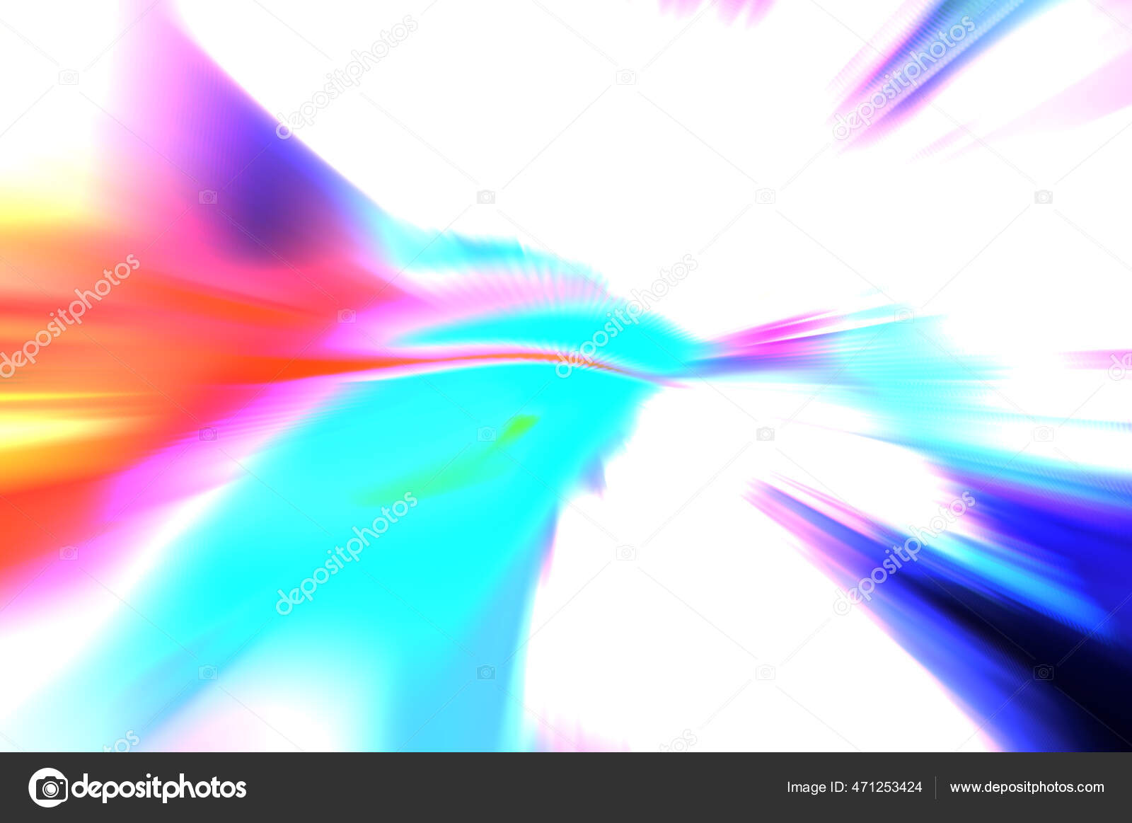 Fast High Speed Blur Zoom Background Light Technology Abstract ...