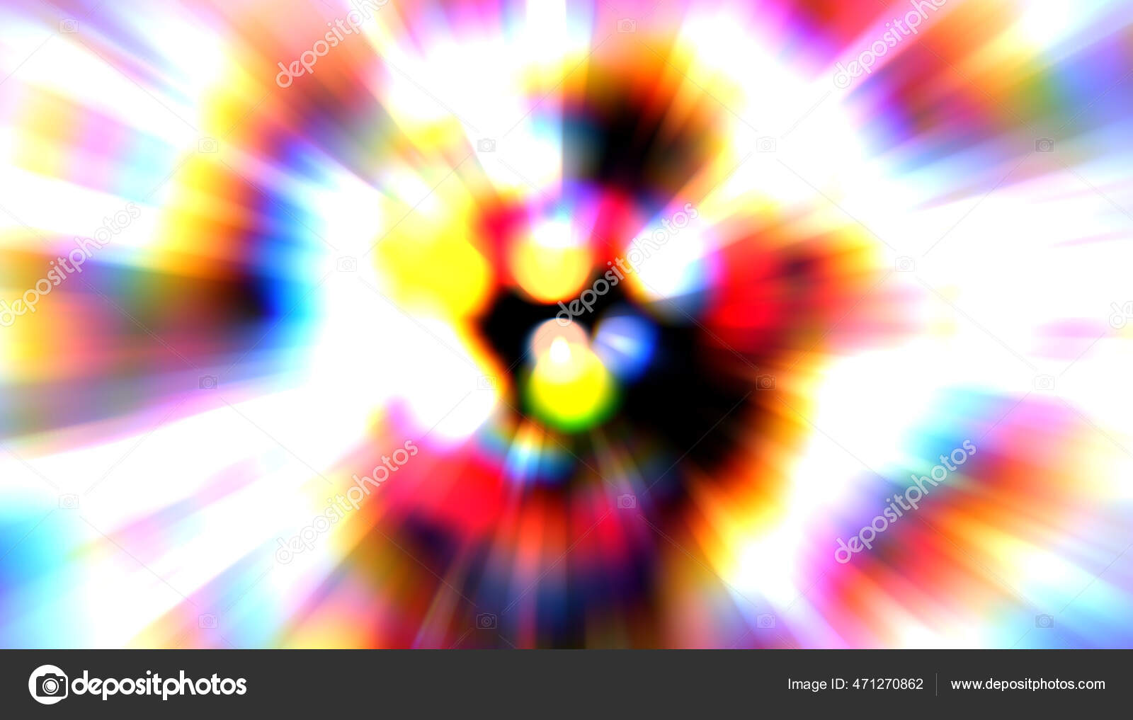 Glossy Vibrant Colorful Wallpaper Light Explosion Star Glowing ...