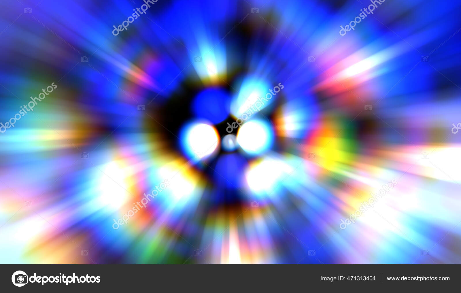 Glossy Vibrant Colorful Wallpaper Light Explosion Star Glowing ...