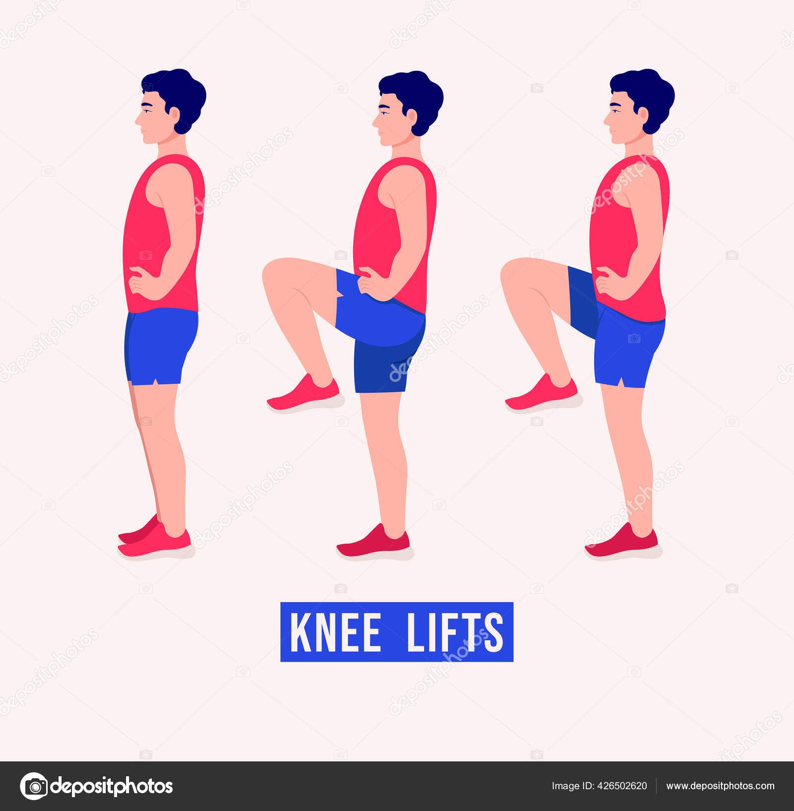 Knee Raises Exercise