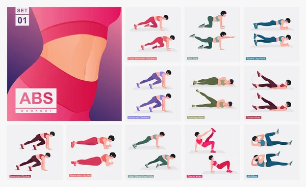 2,273 Abs workout Vector Images | Depositphotos