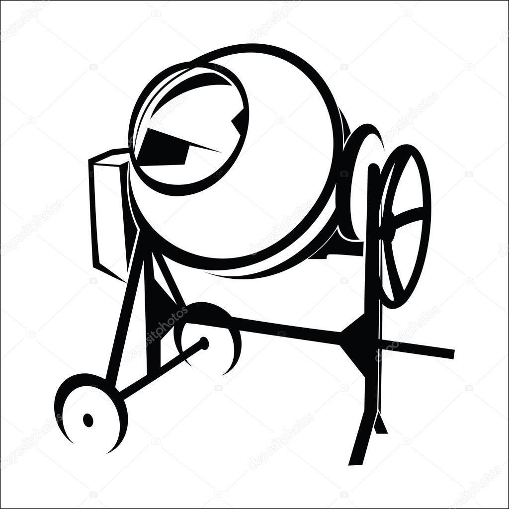 Betoneira — Vetor de Stock © fxm73 #84751932