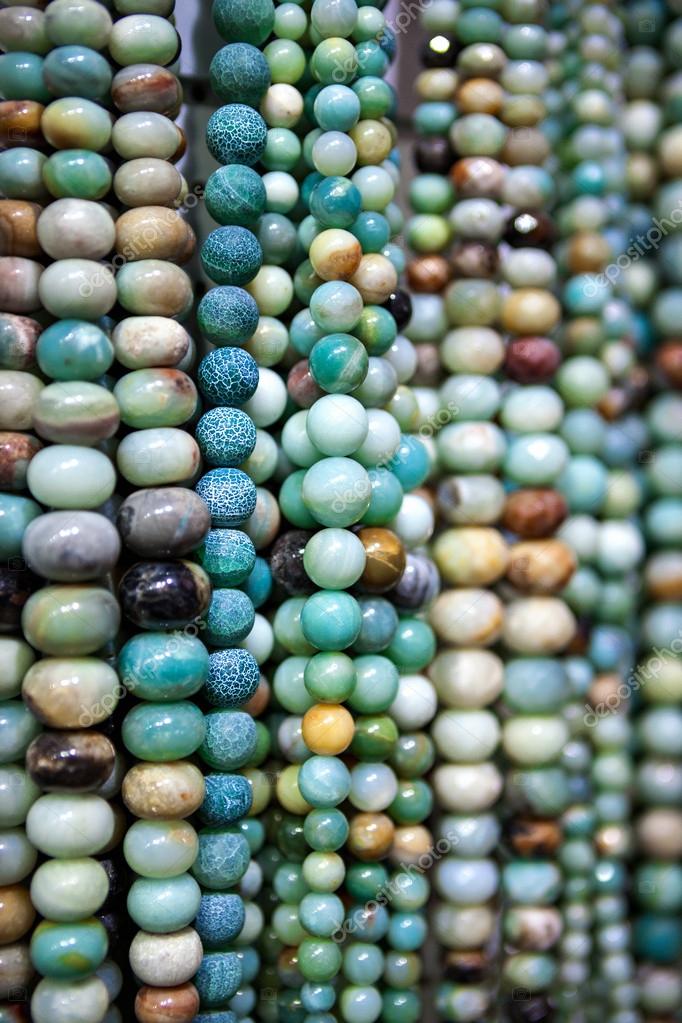 Stone beads — Stock Photo © fotomem #60622095