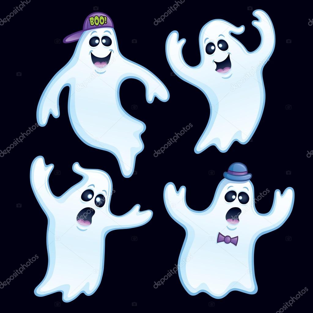 Cuatro fantasmas tontos: fotografía de stock © RodSavely #113094176 | Depositphotos