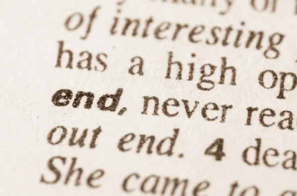 The end of the word Stock Photos, Royalty Free The end of the word ...