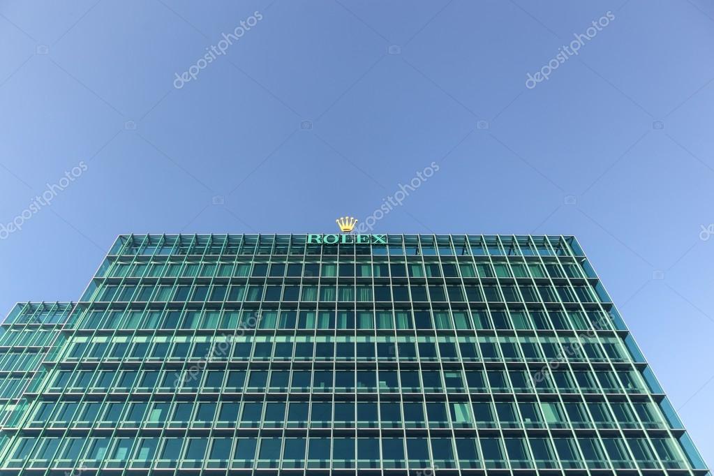 Rolex offices and headquarters in Geneva, Switzerland – Stock Editorial ...
