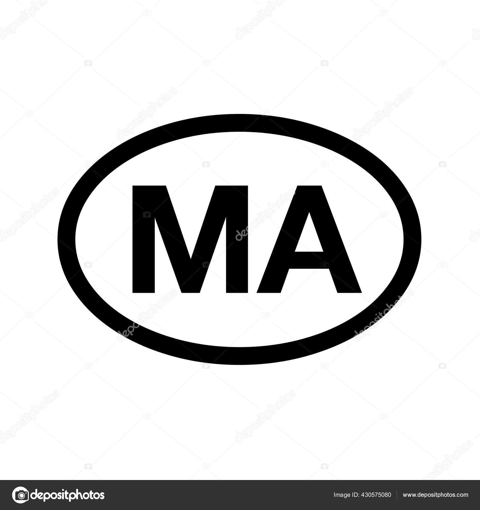 Country Code Vehicle Registration Morocco — Stock Photo © ricochet69 ...