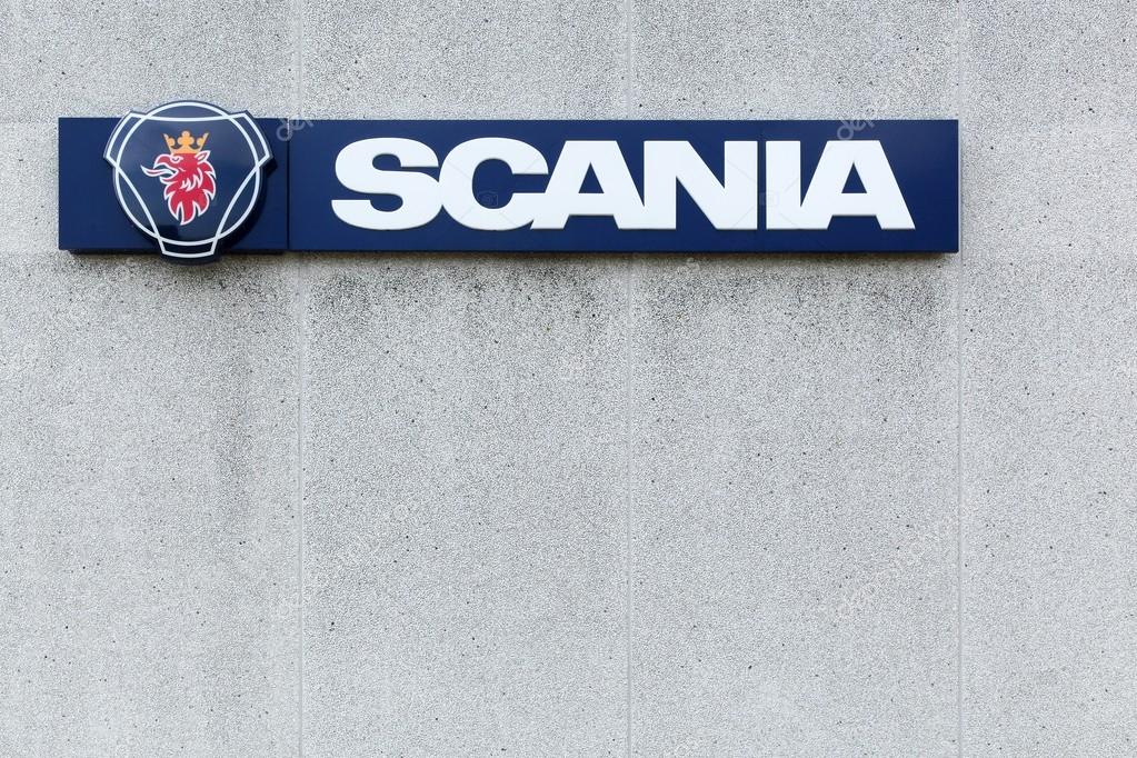 Scania logo on a wall — Stock Editorial Photo © ricochet69 #80165542