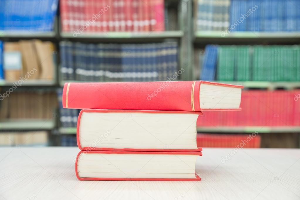 A pile of books with library on the back Stock Photo by ©ake1150sb 51877031