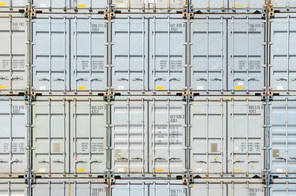 Rows of shipping containers in the Port — Stock Photo © ake1150sb #64121675