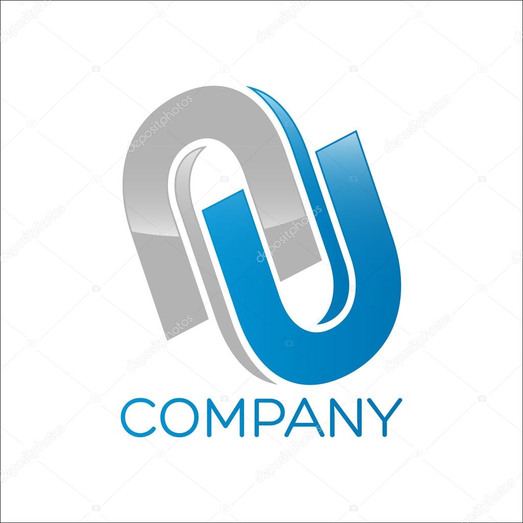 Example U abstract logo — Stock Vector © Valentin1982 #87388644