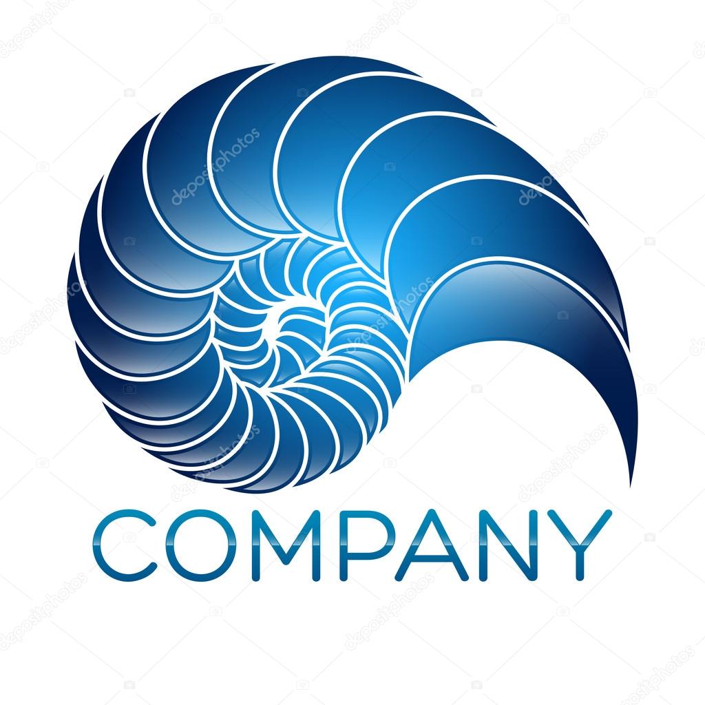 Example vector logo seashell — Stock Vector © Valentin1982 #94143962