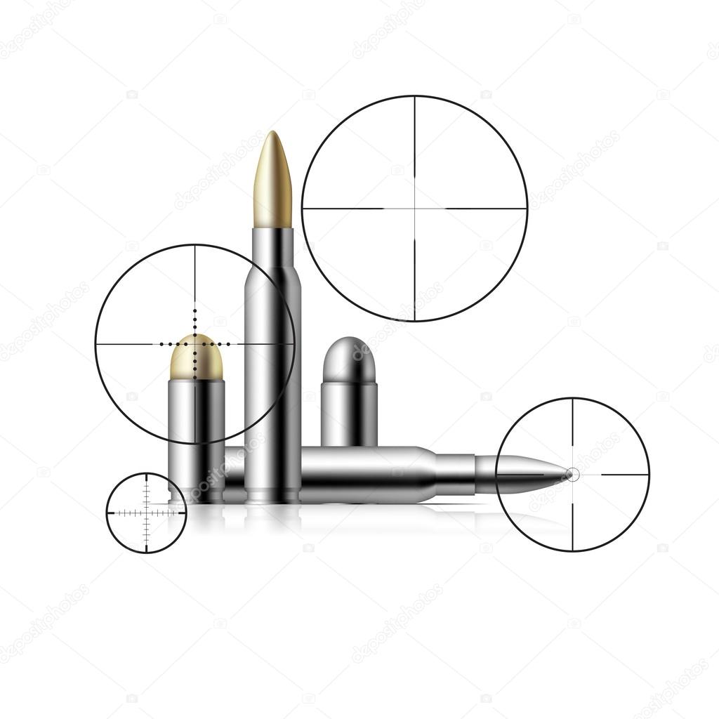 Collection of bullets on white background Stock Vector Image by ©murr ...