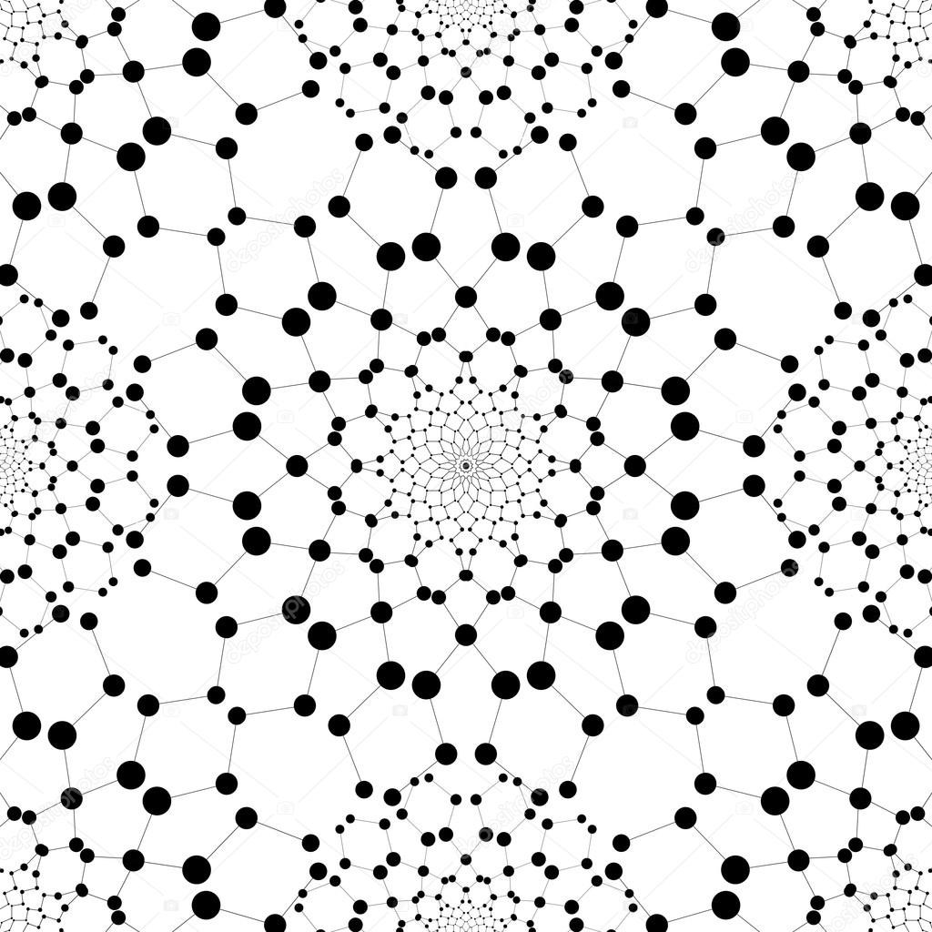 Background from a grid with points Stock Vector by ©murr-ma 105397034