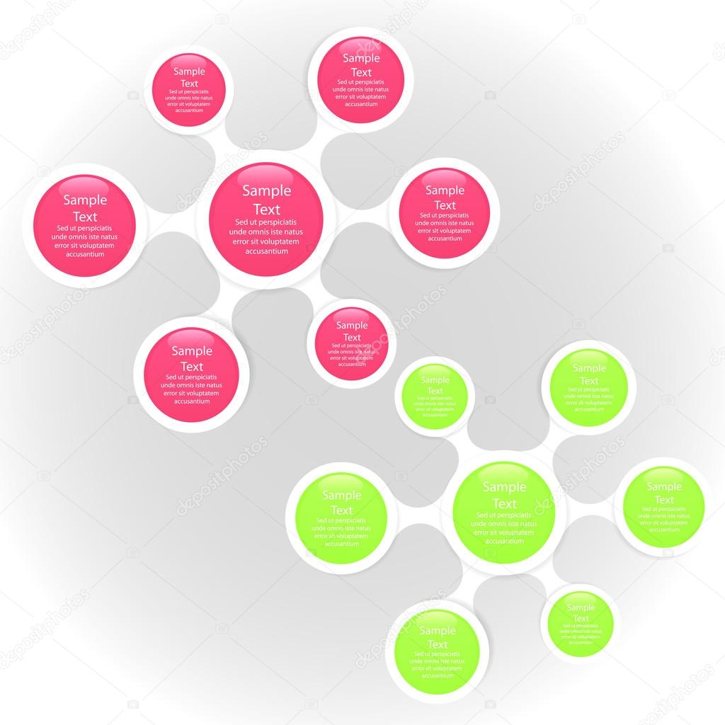 Metaball colorful round diagram infographics Stock Vector Image by ...