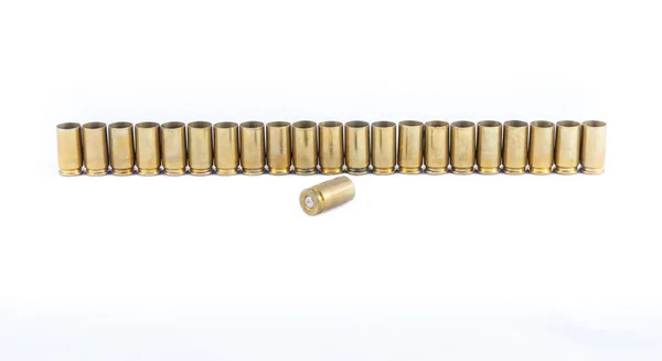 Ammunition shell 9 mm. — Stock Photo © ballykdy #62827639
