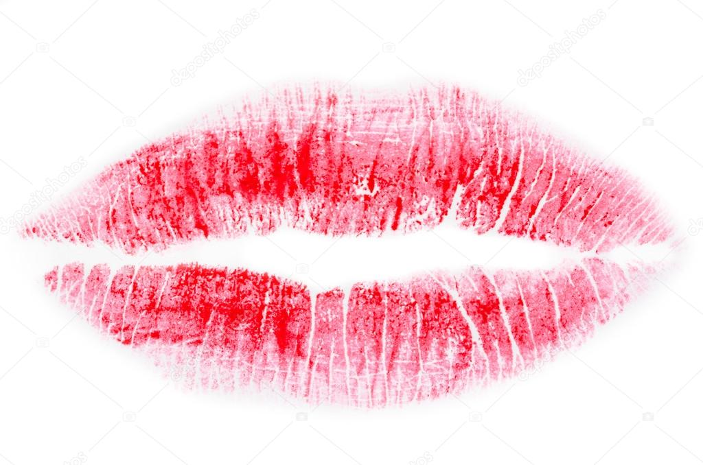 Lèvres rouges isolées sur blanc image libre de droit par gamjai © #94745154