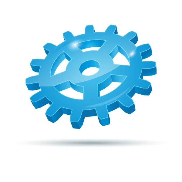 Chrome gear — Stock Vector © JoeArt #6185450