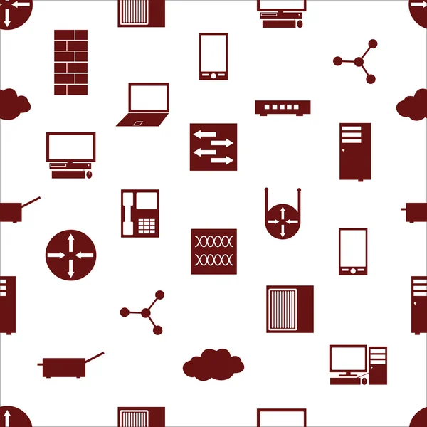 Computer network connection icons eps10 — Stock Vector © martin951 ...