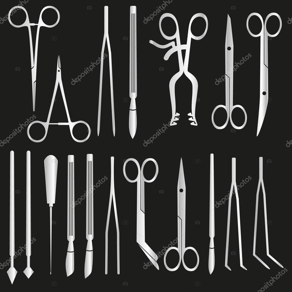 Surgical Scissors Vector