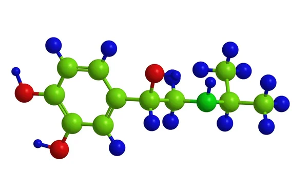 Isoprenalina - estructura molecular 2024
