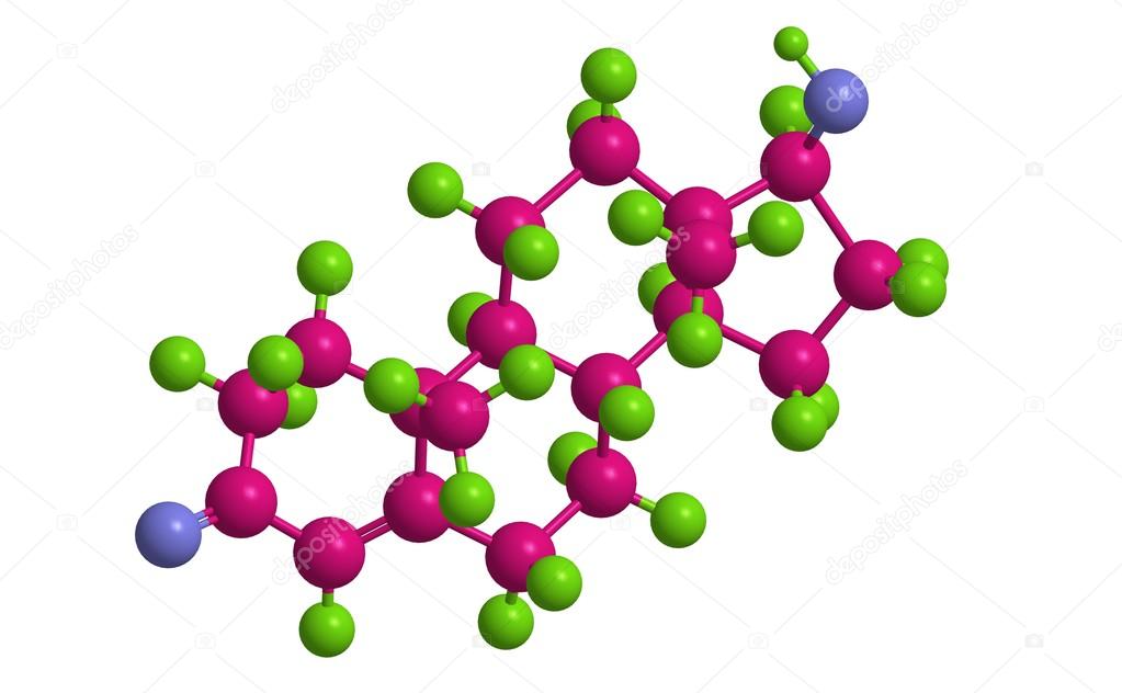 Testosterone Structure 3d
