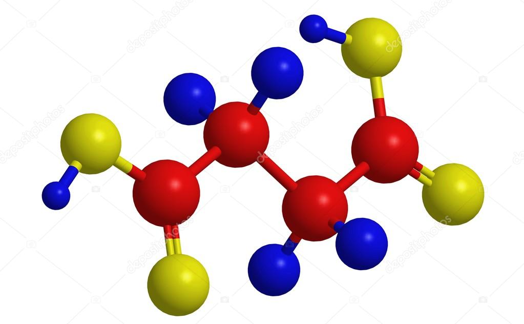 Molecular structure succinic acid Stock Photo by ©Raimund14 88055054