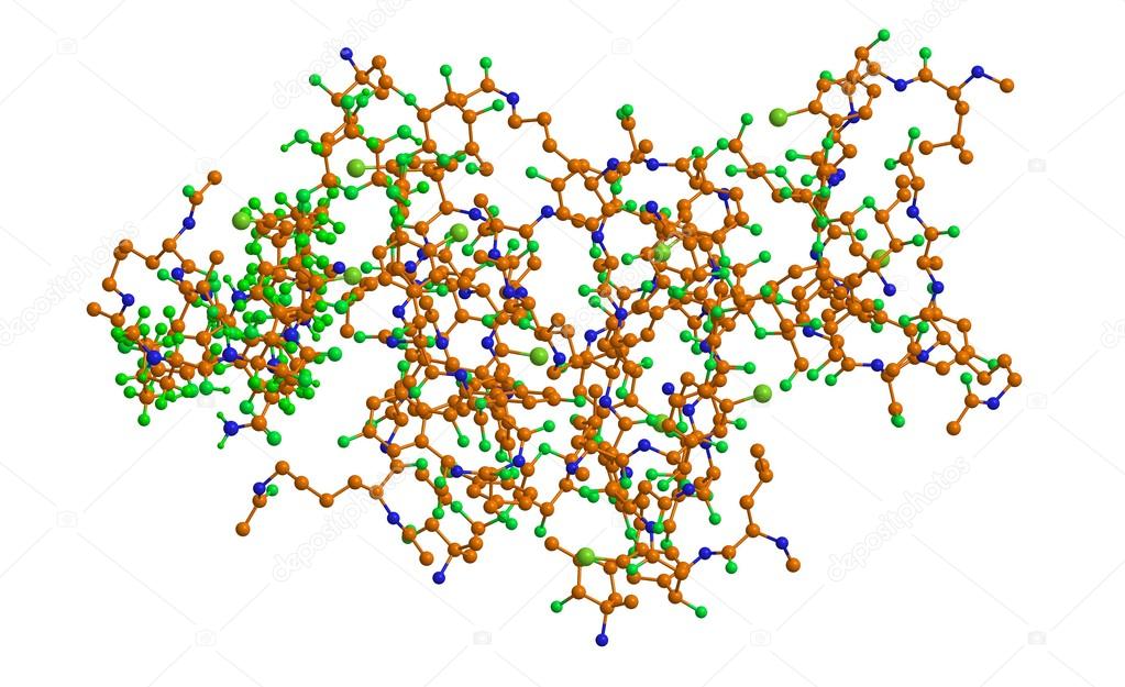 Molecular structure of Vancomycin — Stock Photo © Raimund14 #99013840