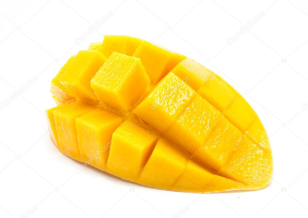 Slice of mango — Stock Photo © onairjiw #94505794
