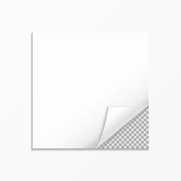 Single Paper Page with Folding Corner Stock Vector Image by ©giraphics ...