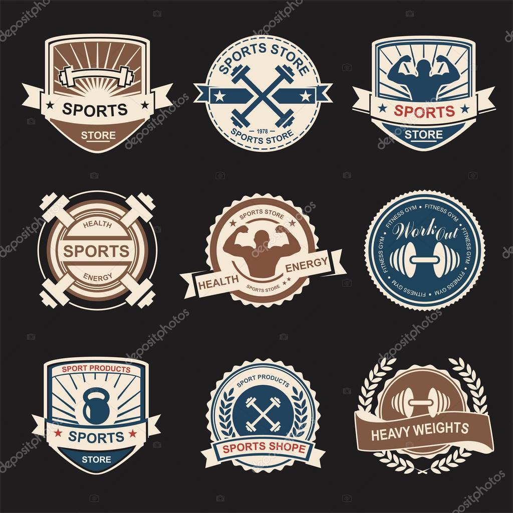 Vintage Sports Logos