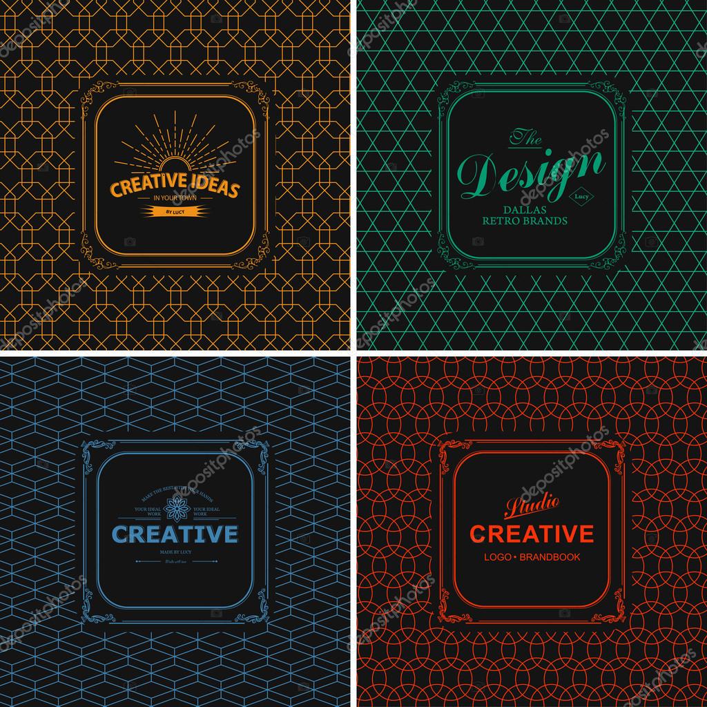 Vintage Logo templates Stock Vector Image by ©Liubou #76114165