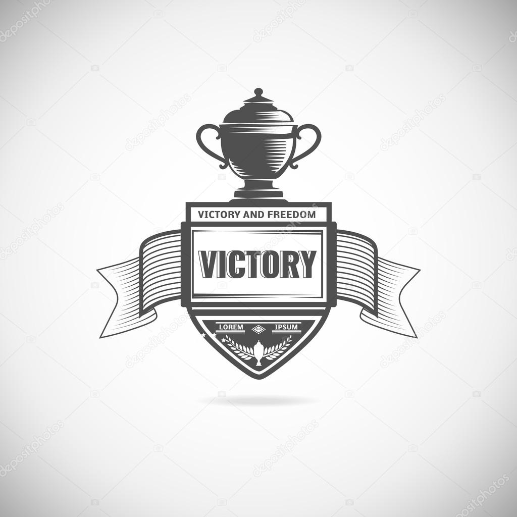 Vector winner logos Stock Vector Image by ©Liubou #80461622
