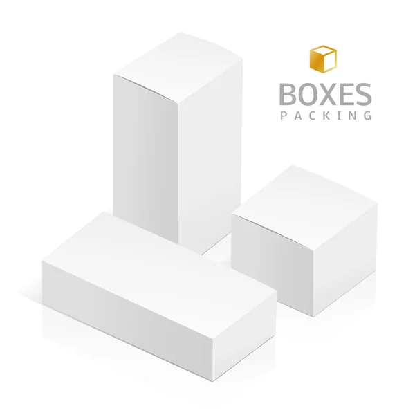 White 3D vector boxes Stock Vector Image by ©Liubou #99441370
