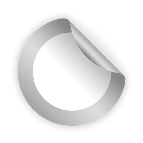 Vector en blanco doblado pegatina Vector de stock #42558687 de ©th3fisa