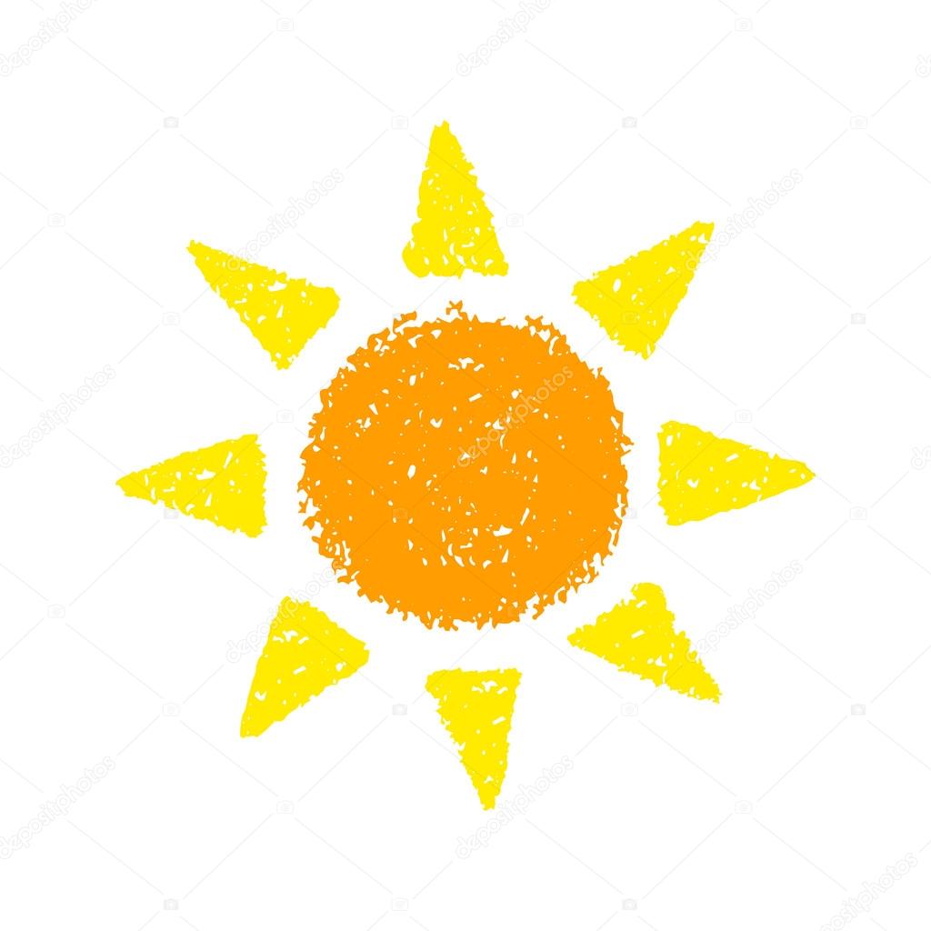 Hand Drawn Sun — Stock Vector © paketesama #106095702