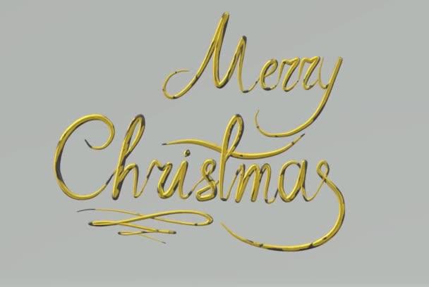 Merry Christmas Hand Lettering Vector Illustration Hand Drawn
