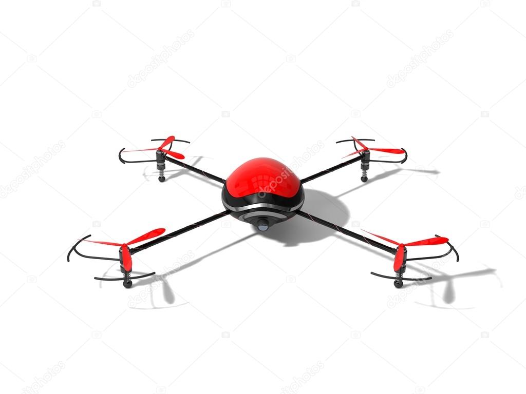 The red drone concept — Stock Photo © kasezo2 #66877731