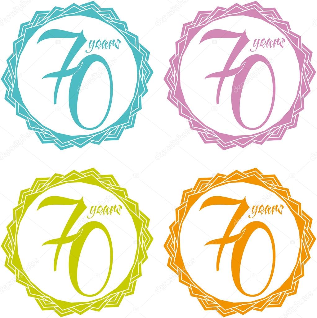 70 years Stock Vector by ©mivoyelle 55913709