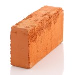 Single red brick isolated on white background Stock Photo by ©syomao2 ...
