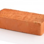 Single red brick isolated on white background Stock Photo by ©syomao2 ...