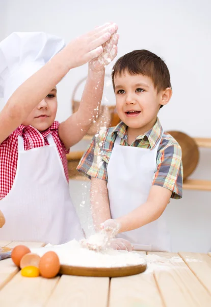 Kids with flour Stock Photos, Royalty Free Kids with flour Images ...