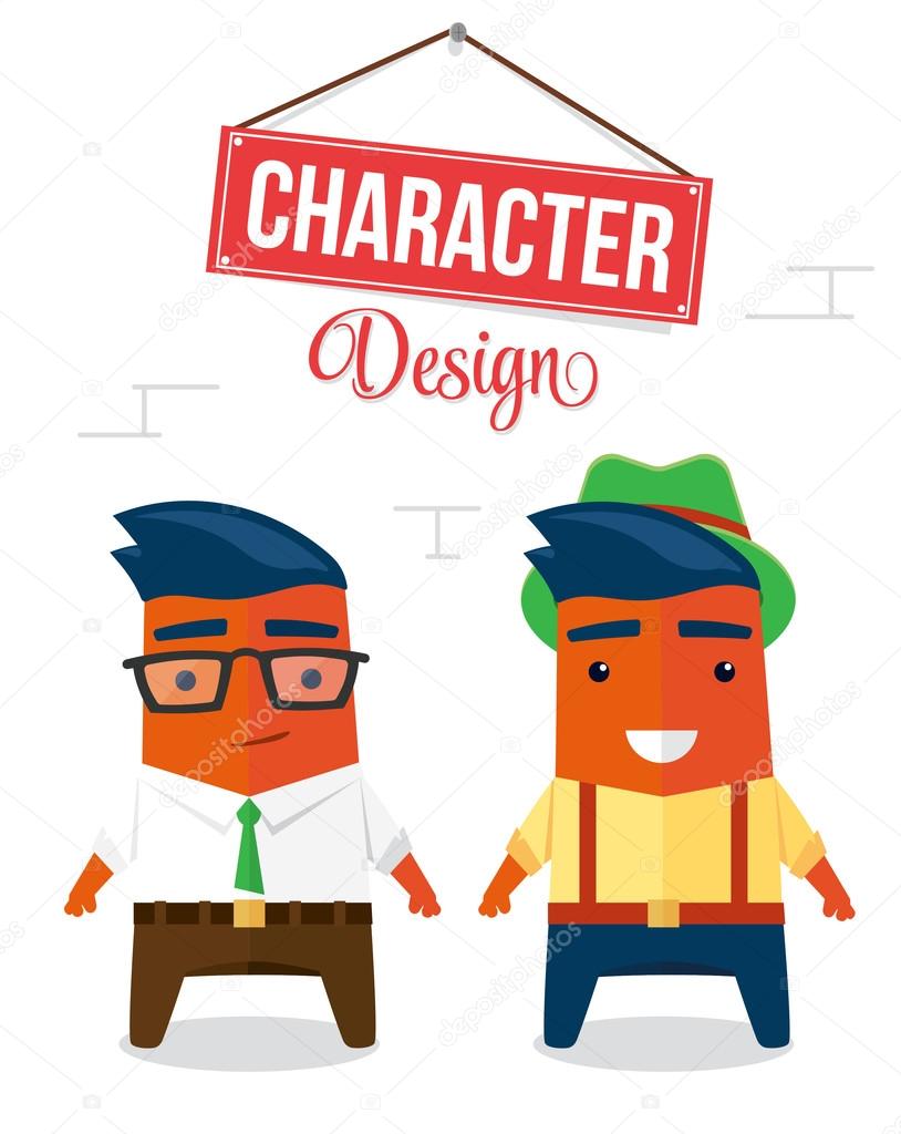 Funny Cartoon Character Design Stock Illustration by ©smithytomy #101327246