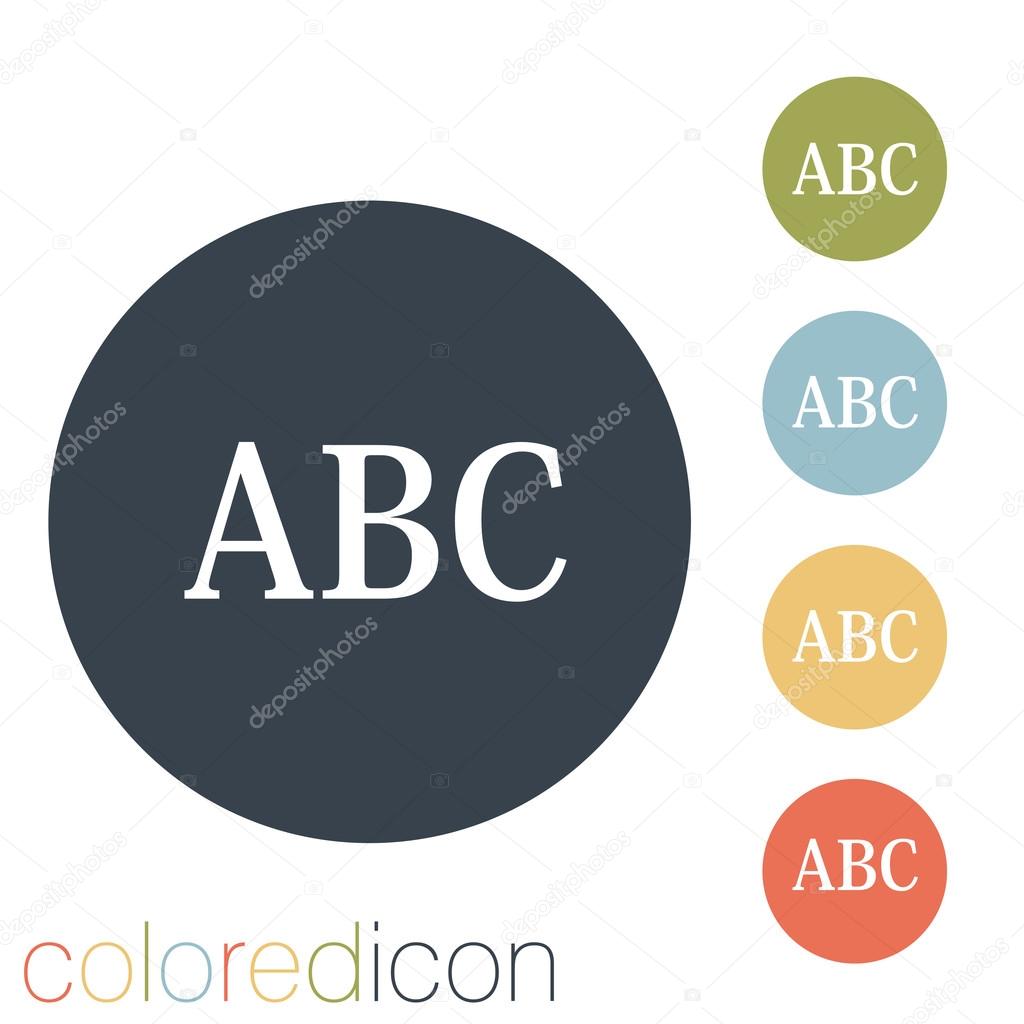 Letters of the alphabet icon Stock Vector by ©Little_cuckoo 55713473