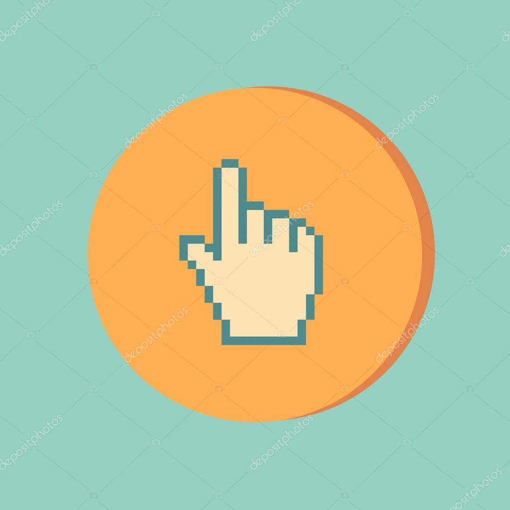 Mouse hand cursor Stock Vector by ©Little_cuckoo 55915315