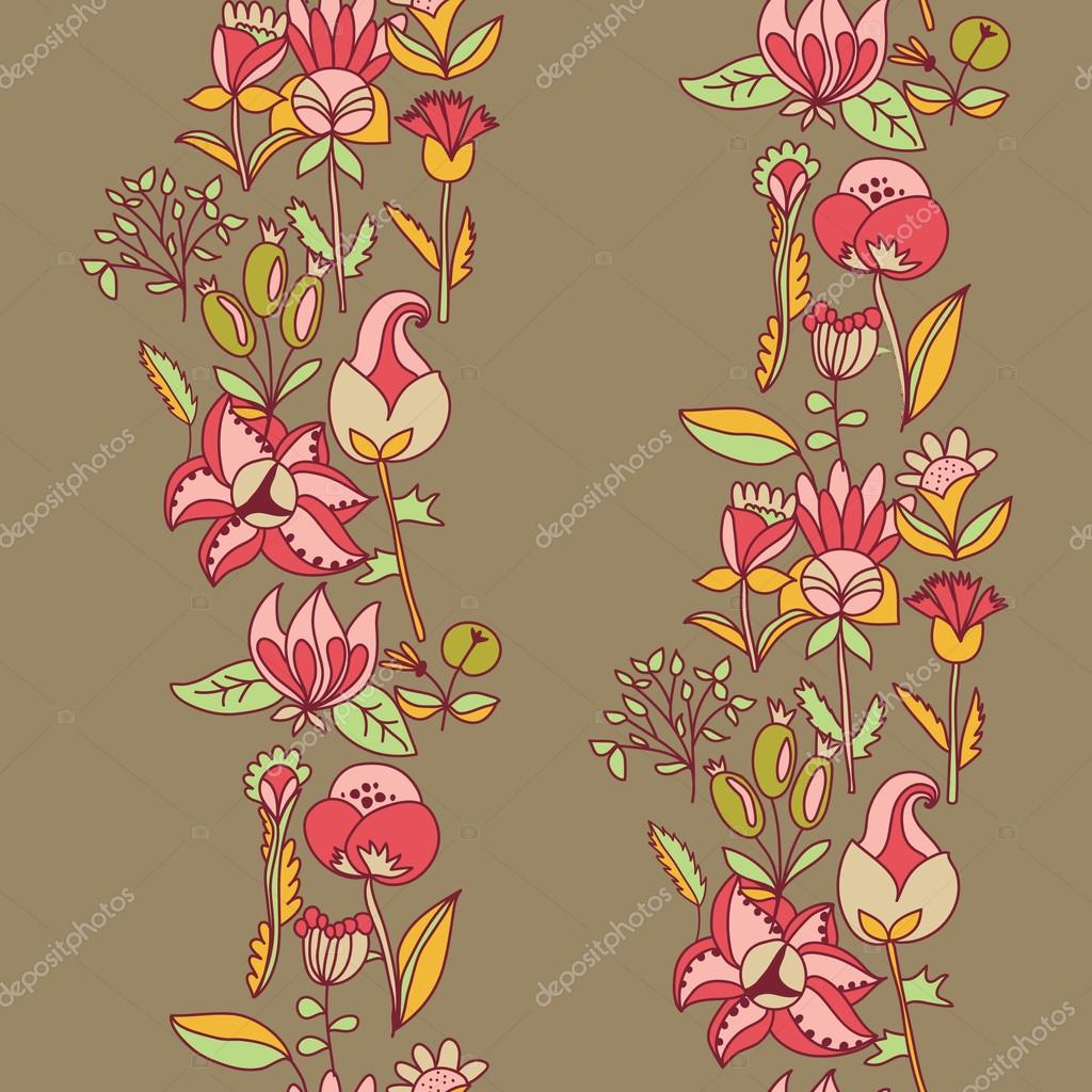 Flower seamless texture Stock Vector Image by ©Little_cuckoo #59210895
