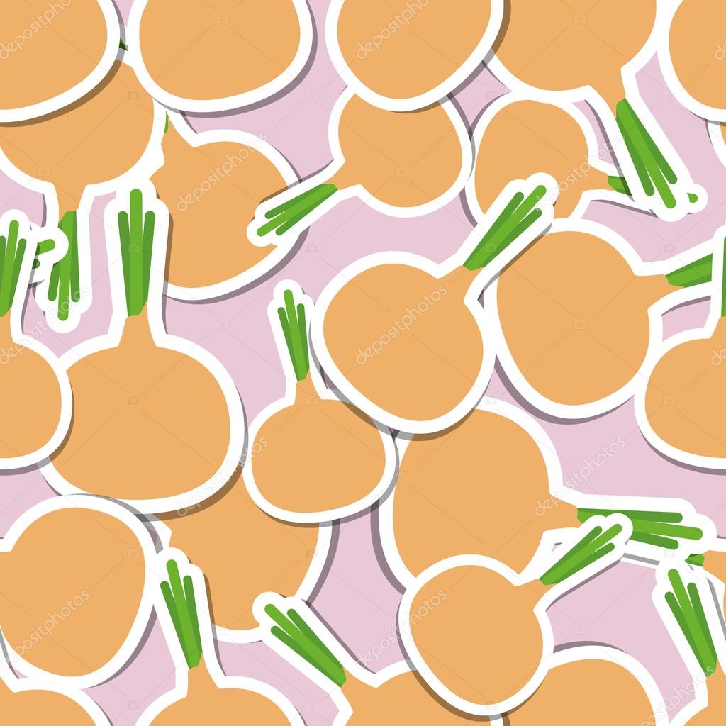 Onion pattern. Seamless texture Stock Vector by ©Little_cuckoo 61199335