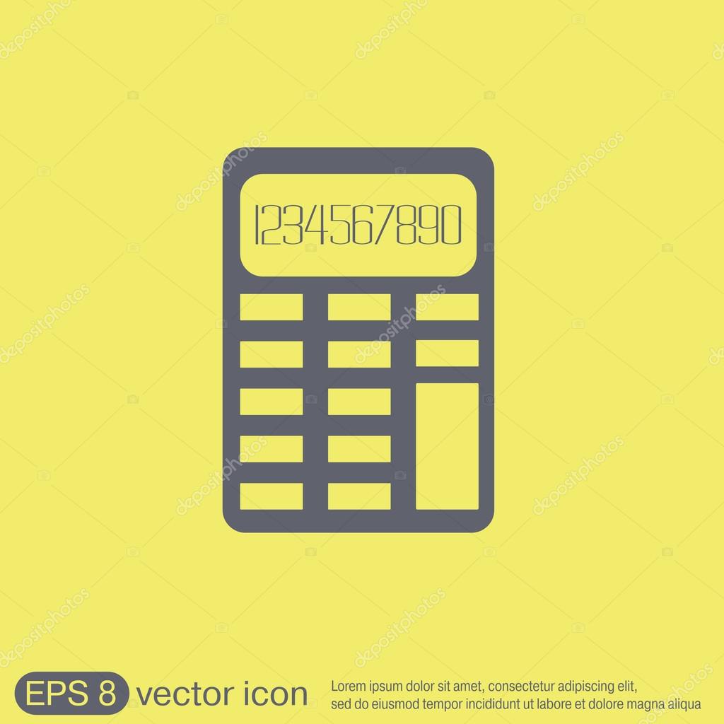 Calculator. office sign Stock Vector by ©Little_cuckoo 66261713