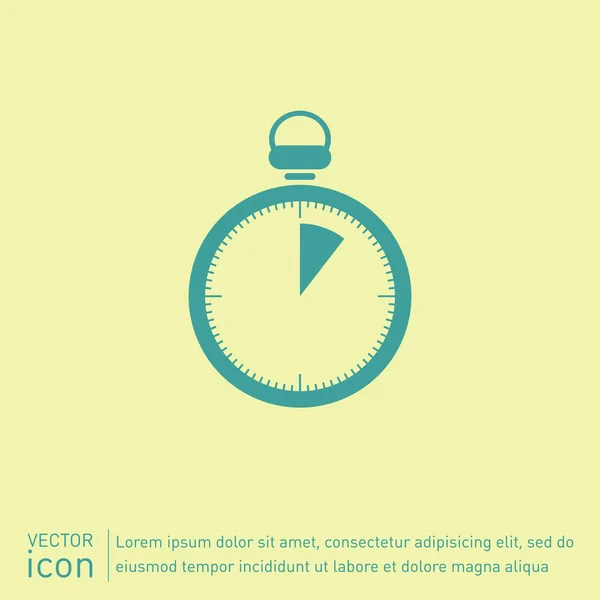 Classic stopwatch sign. — Stock Vector © Little_cuckoo #70510611