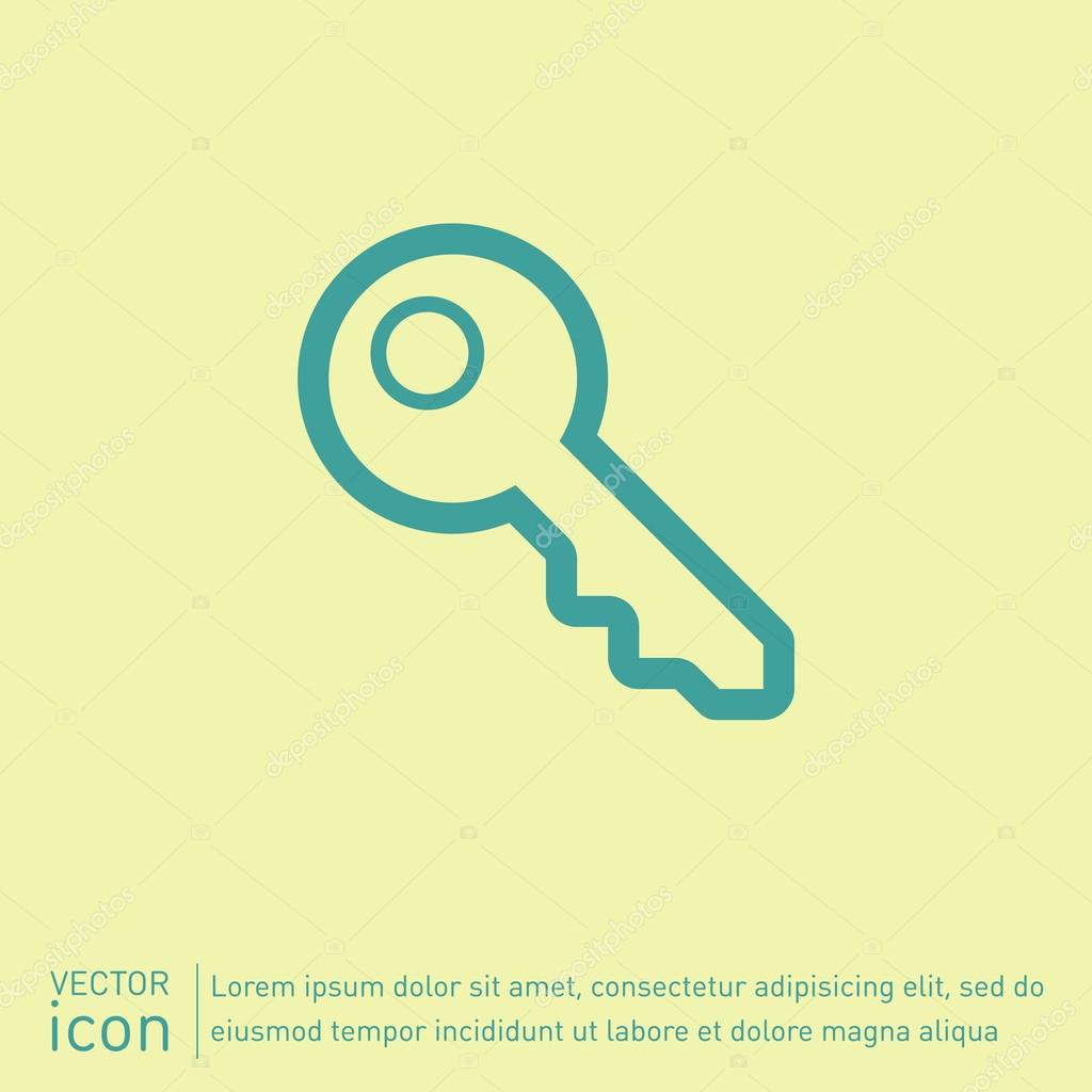 Key, password symbol icon Stock Vector by ©Little_cuckoo 70062975